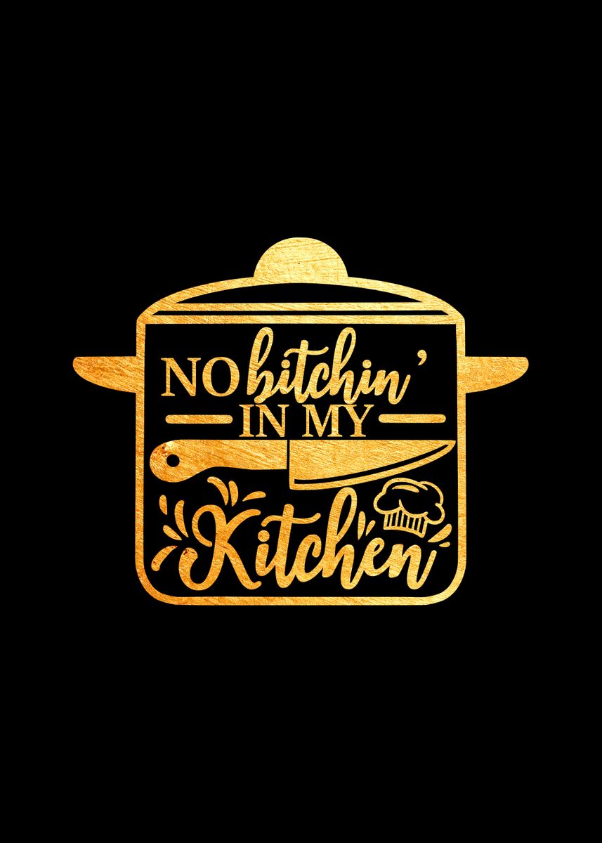 'Kitchen' Poster, picture, metal print, paint by AK47 Creative | Displate