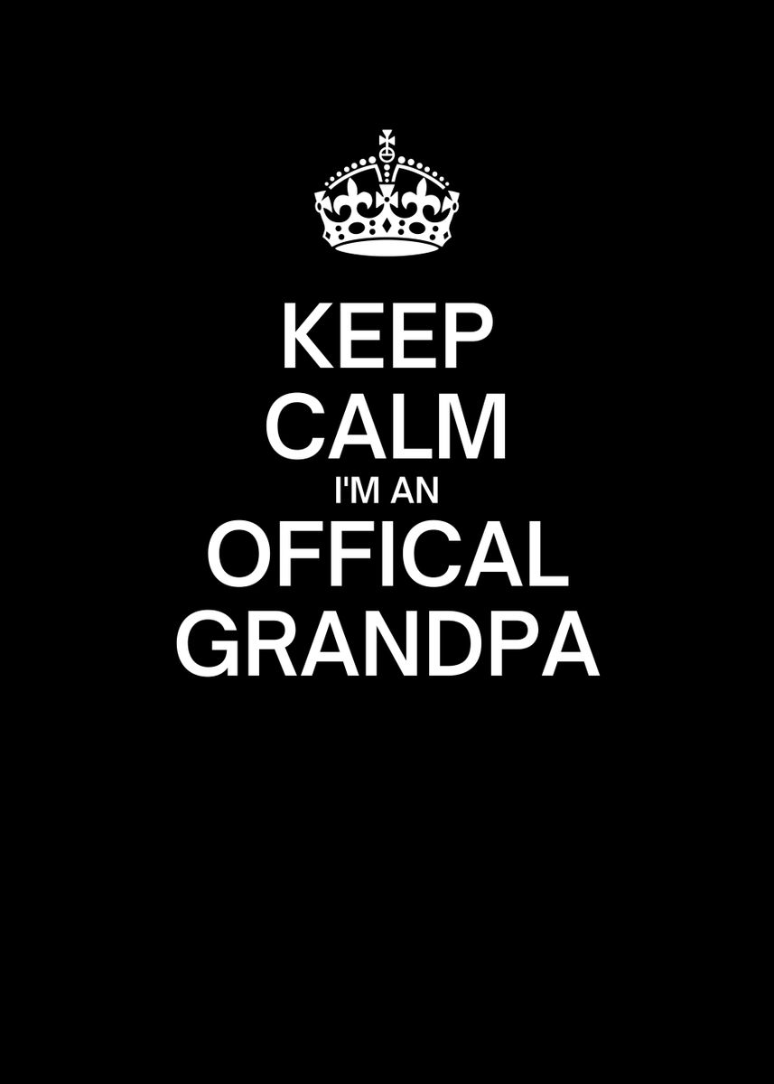 'Keep Calm Im An Official' Poster, picture, metal print, paint by ...