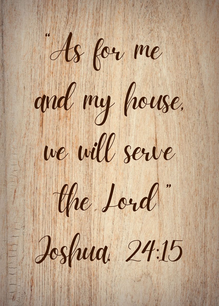 'As For Me And My House 2' Poster, picture, metal print, paint by ...