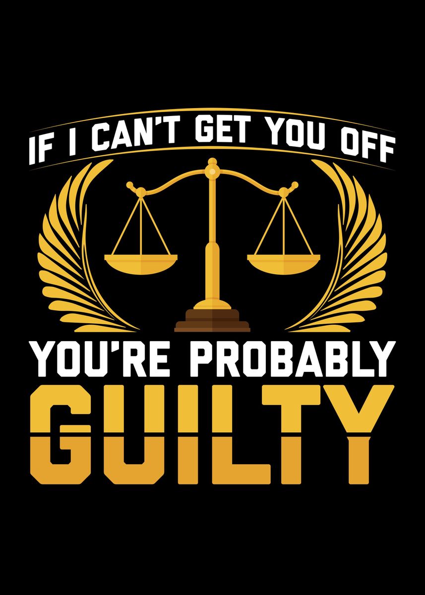 'Lawyer Law Advocate Gift' Poster by TW Design | Displate