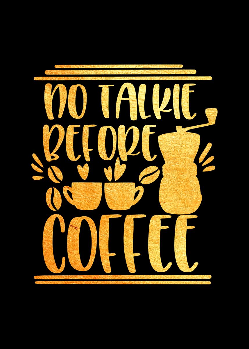 'Coffee' Poster by AK47 Creative | Displate