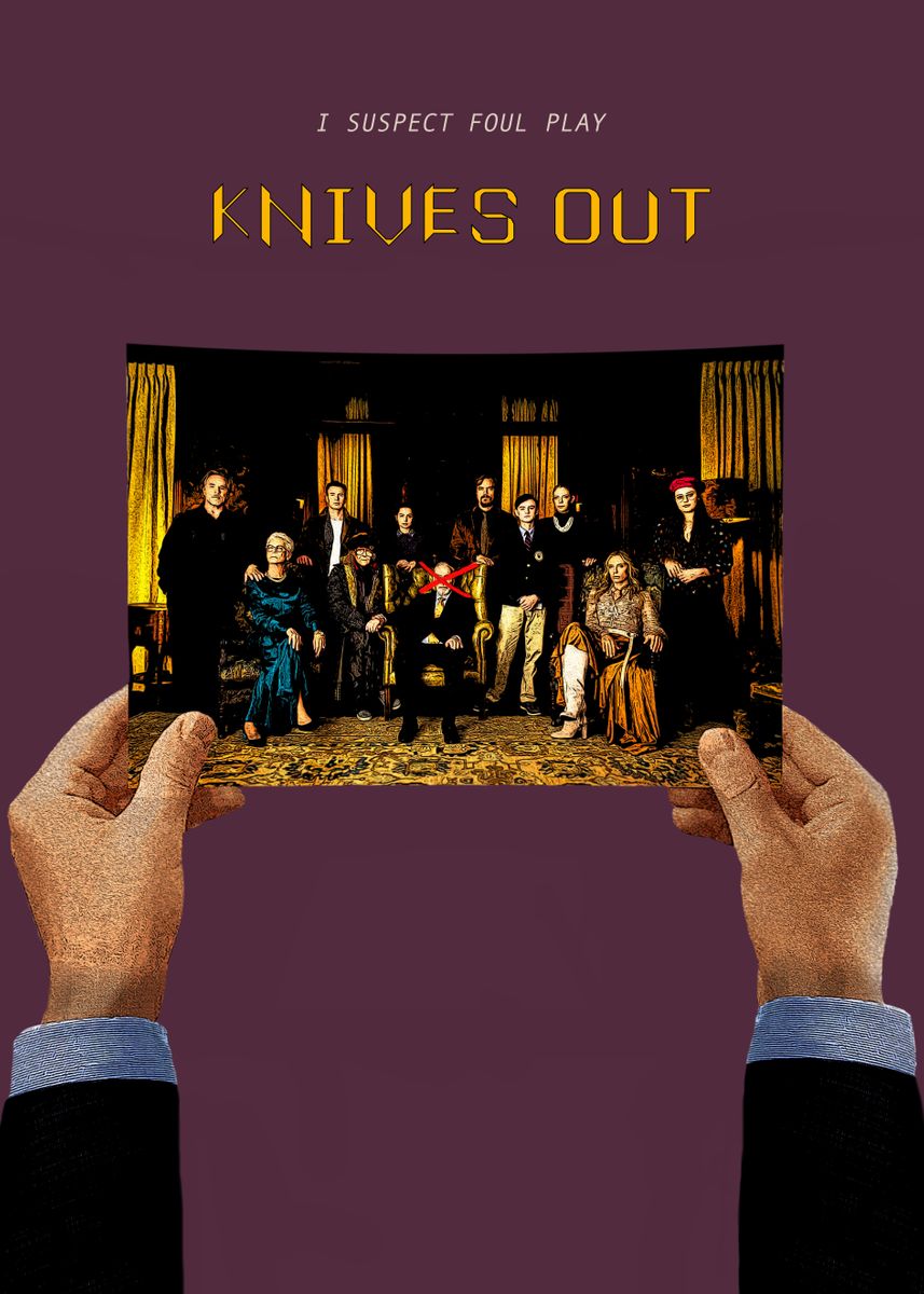 'Knives Out' Poster, picture, metal print, paint by Movue Posters ...