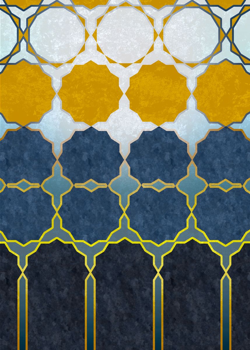 'Arabesque art design' Poster, picture, metal print, paint by ...