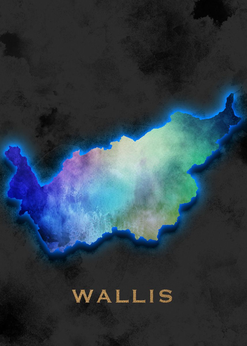 'Wallis' Poster, picture, metal print, paint by Petra Rommelfanger ...