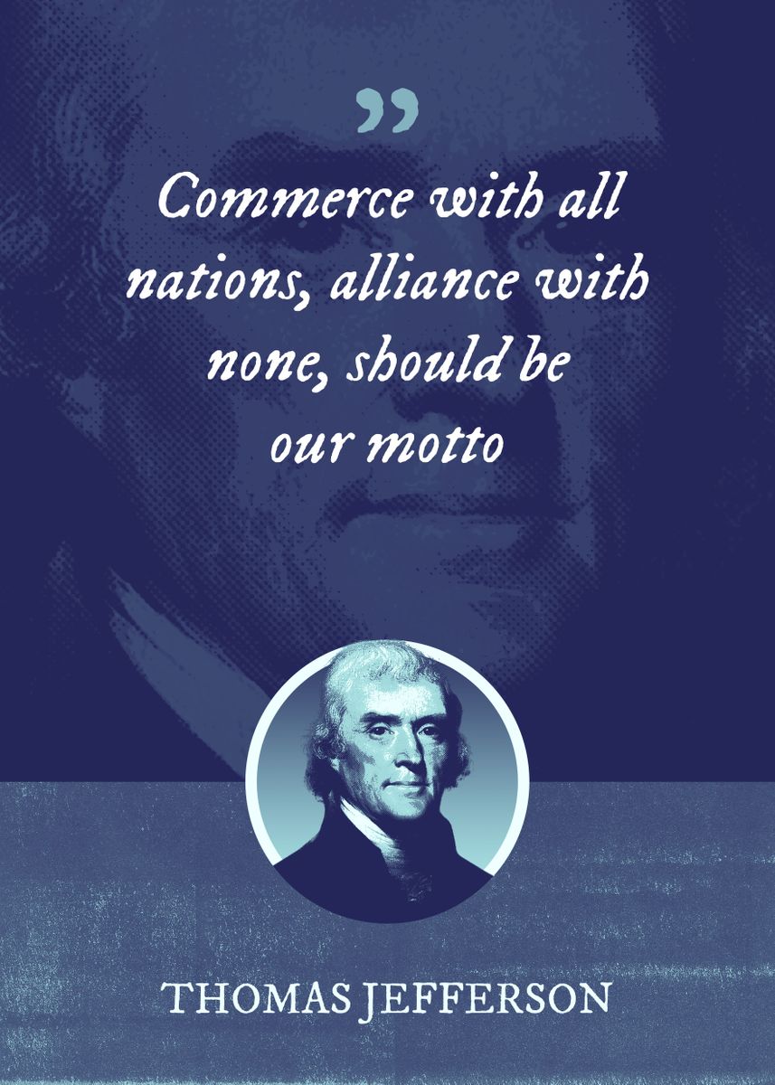 'Commerce with all nations' Poster by Syahrasi | Displate