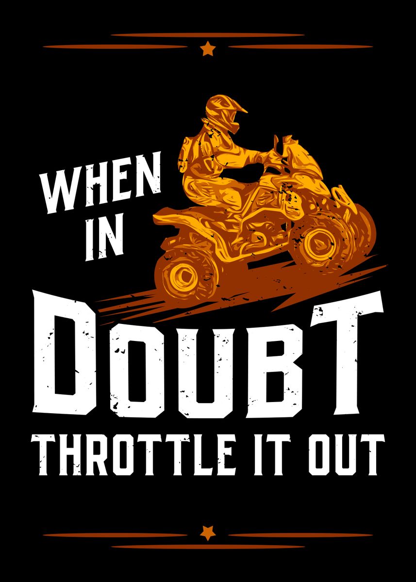'Throttle It Out' Poster by platenum | Displate