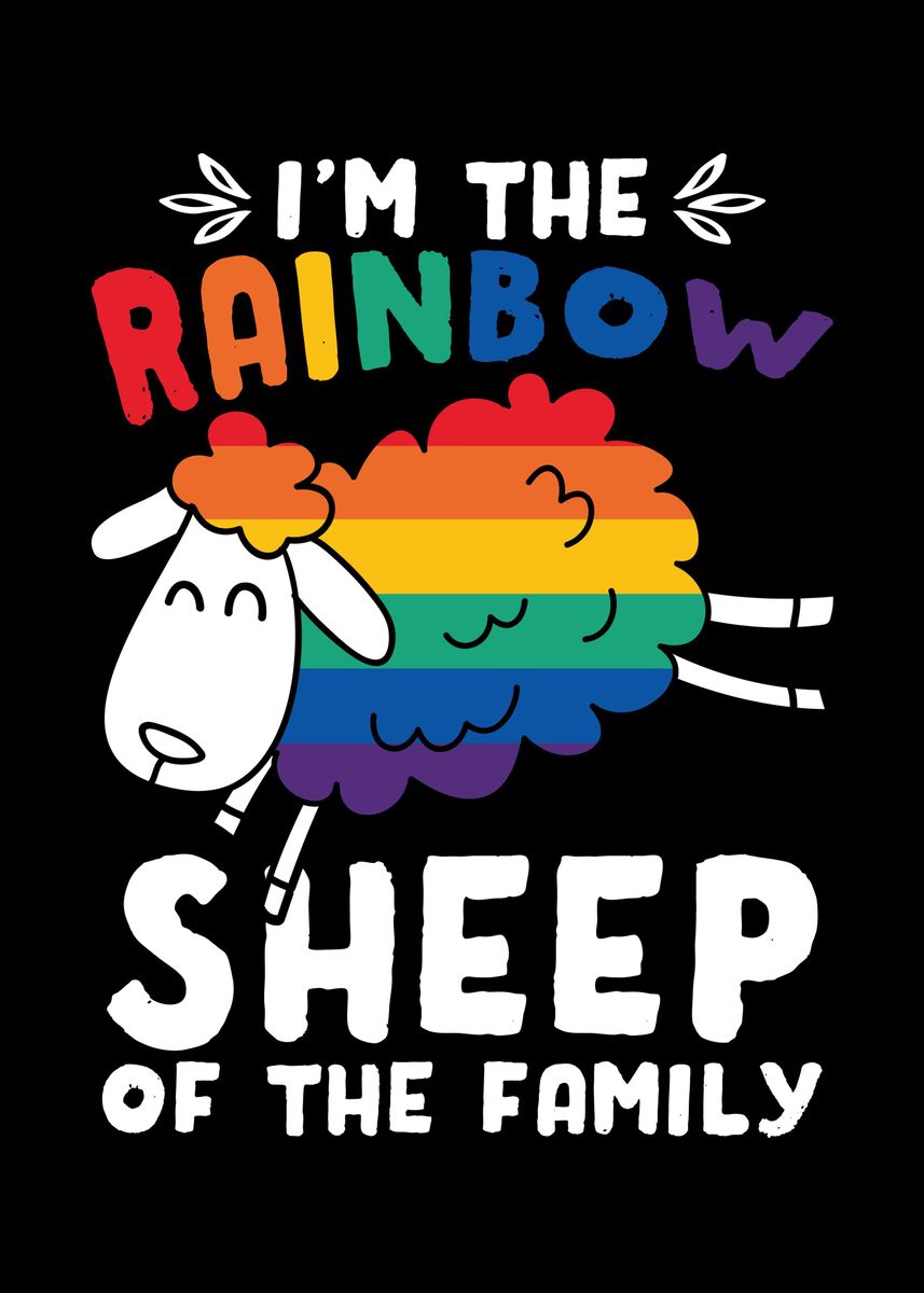 'LGBTQ Sheep Pride Gifts' Poster, picture, metal print, paint by TW ...