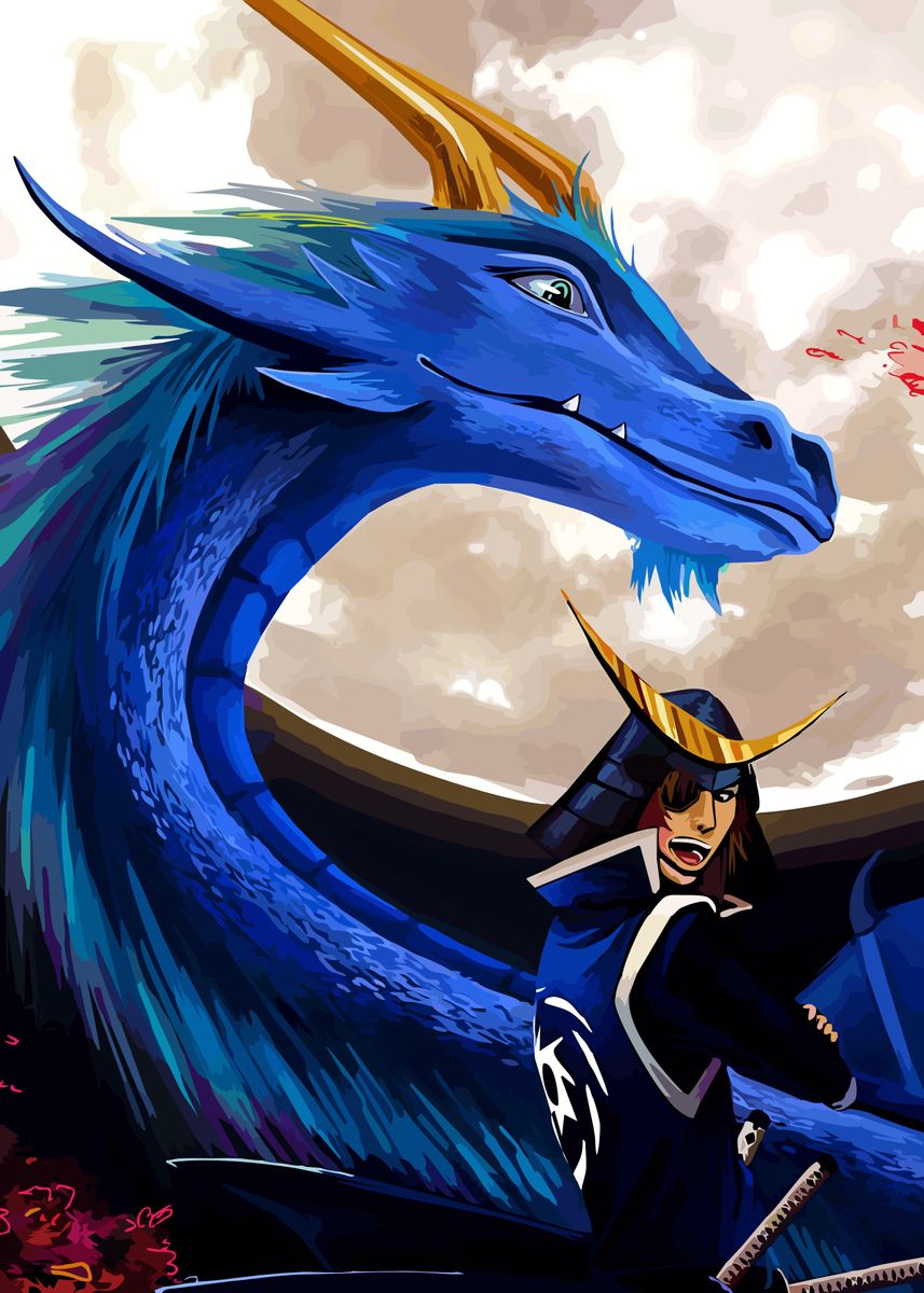 'Sengoku Basara' Poster, picture, metal print, paint by Rou Rex | Displate