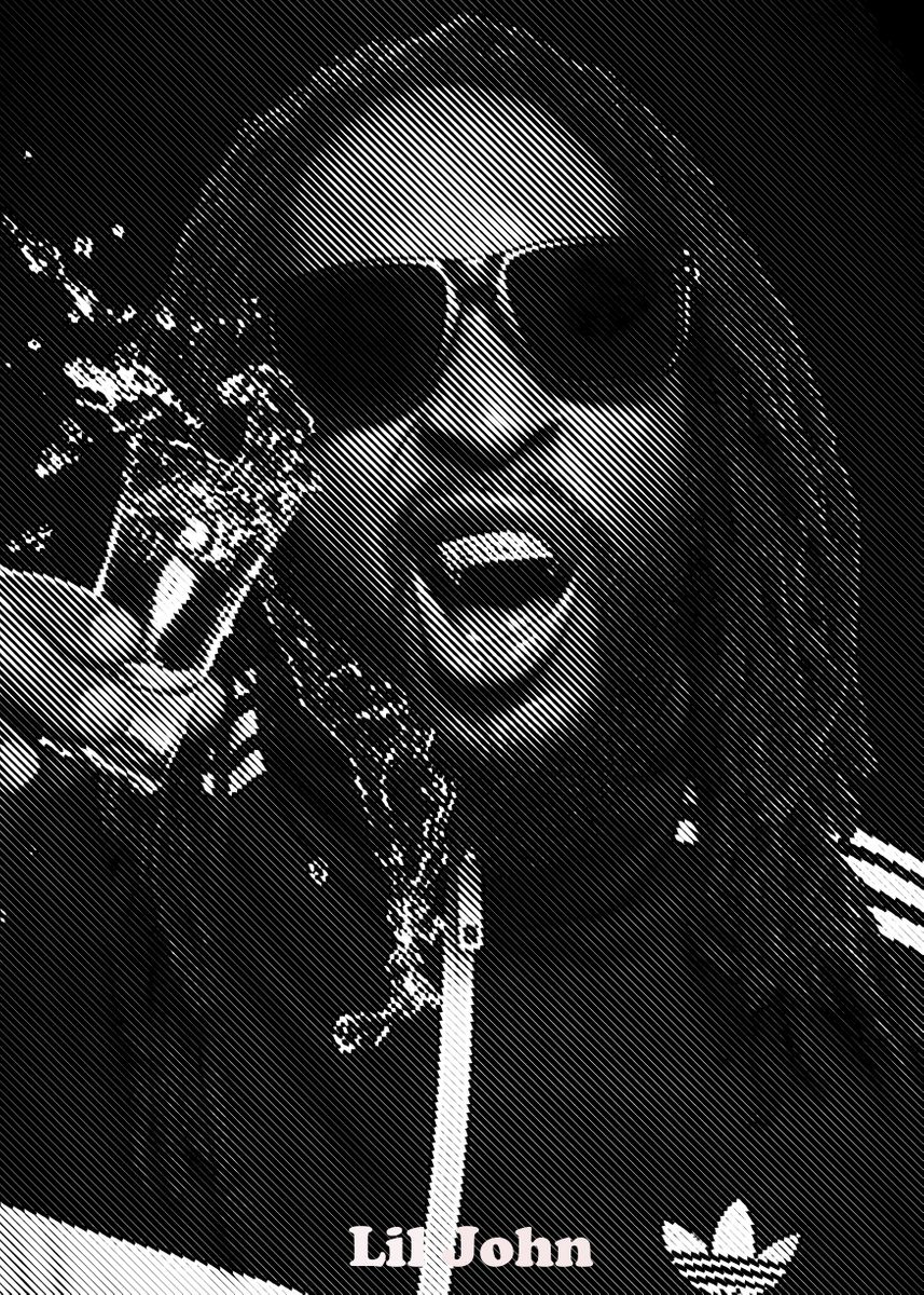 'Lil John Rapper' Poster, picture, metal print, paint by chynna getty ...