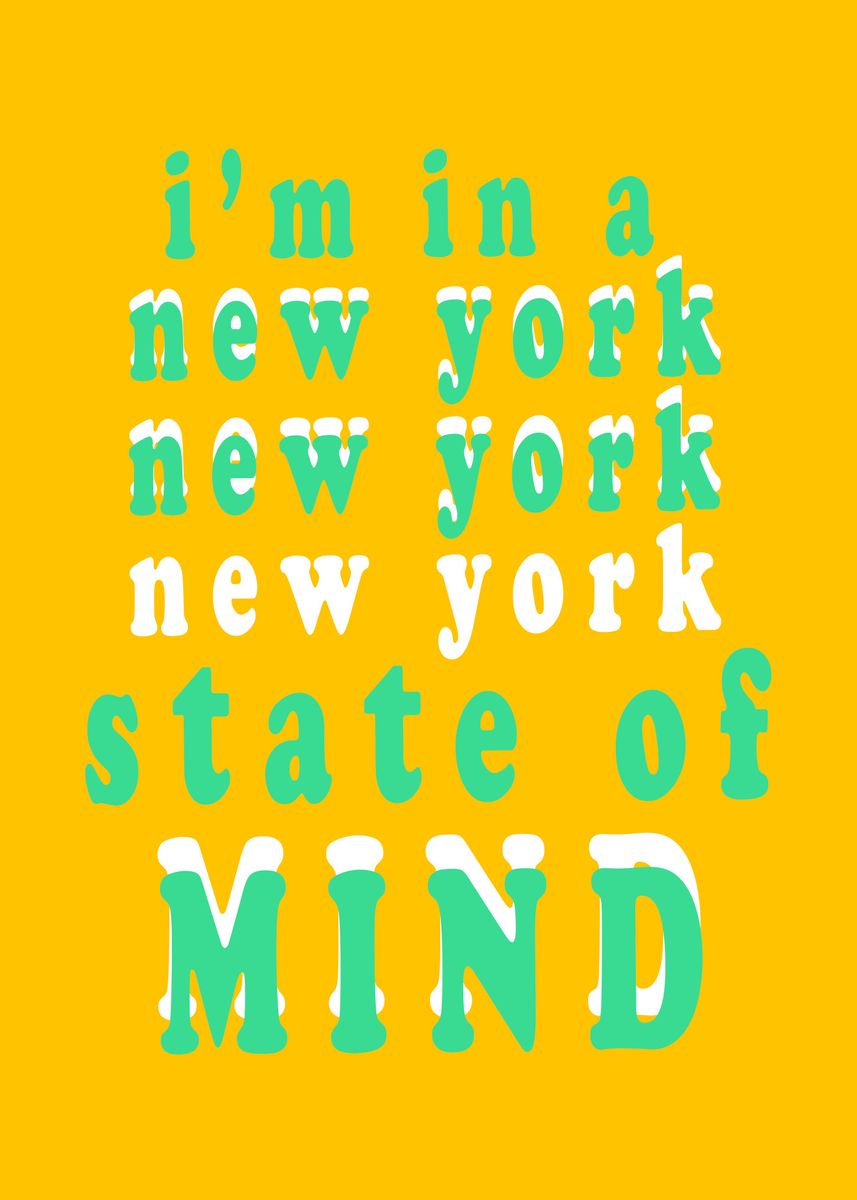 'state of mind' Poster, picture, metal print, paint by Taffy | Displate