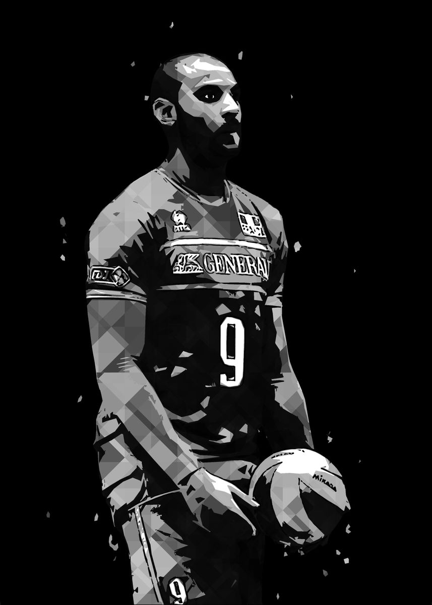 'Earvin Ngapeth ' Poster, picture, metal print, paint by Sonni | Displate