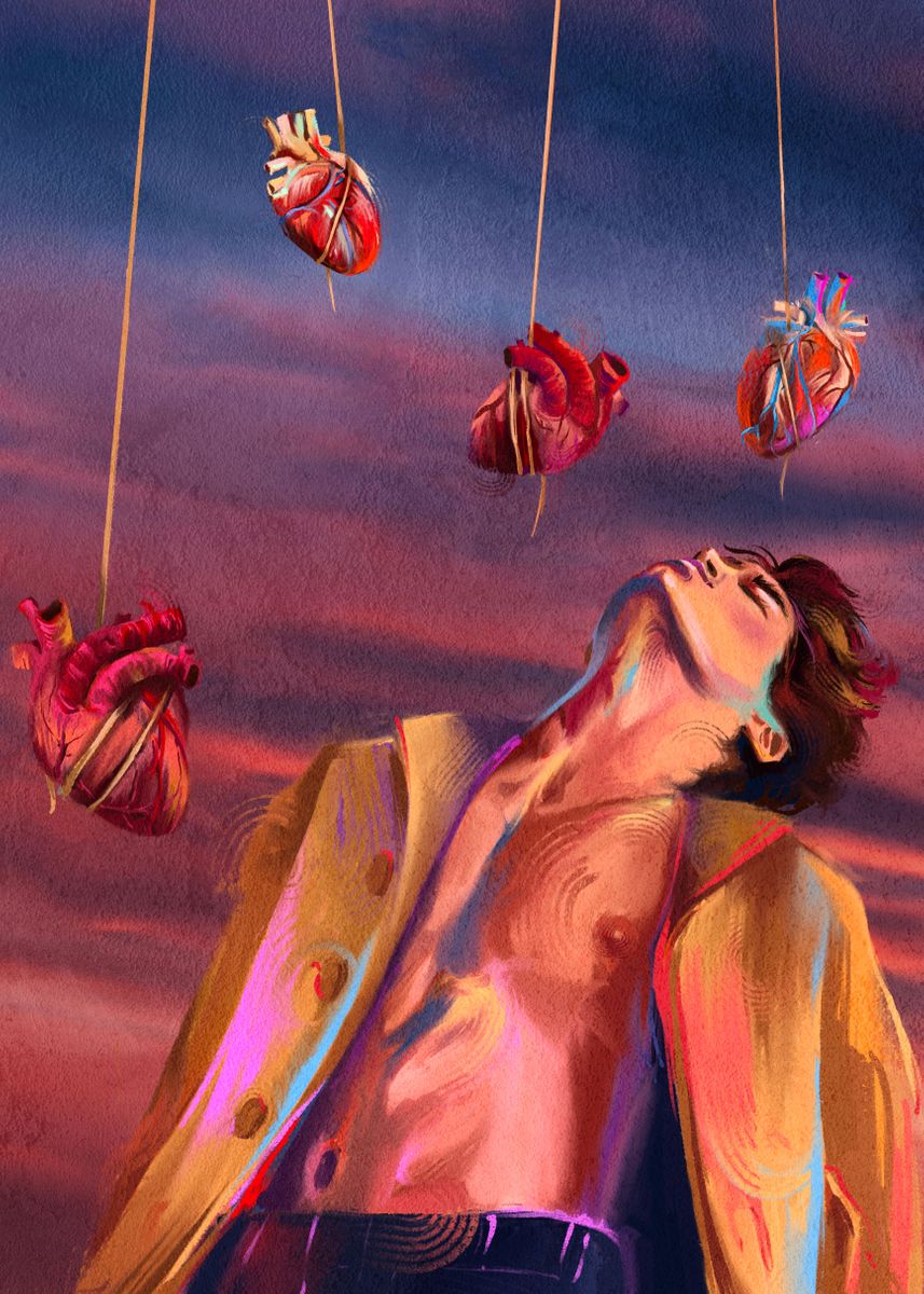 'Seasoned heartthrob' Poster, picture, metal print, paint by Svetlana ...