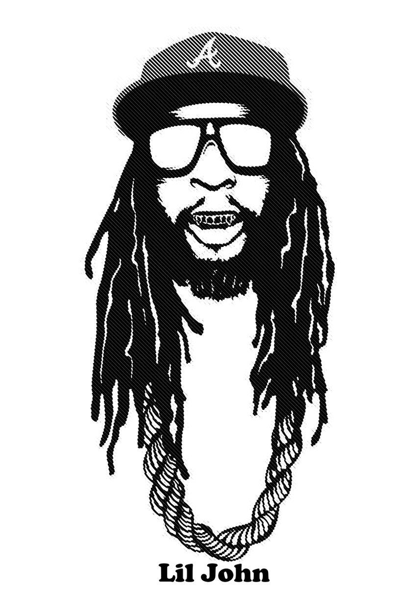 'Lil John Rapper' Poster by chynna getty | Displate