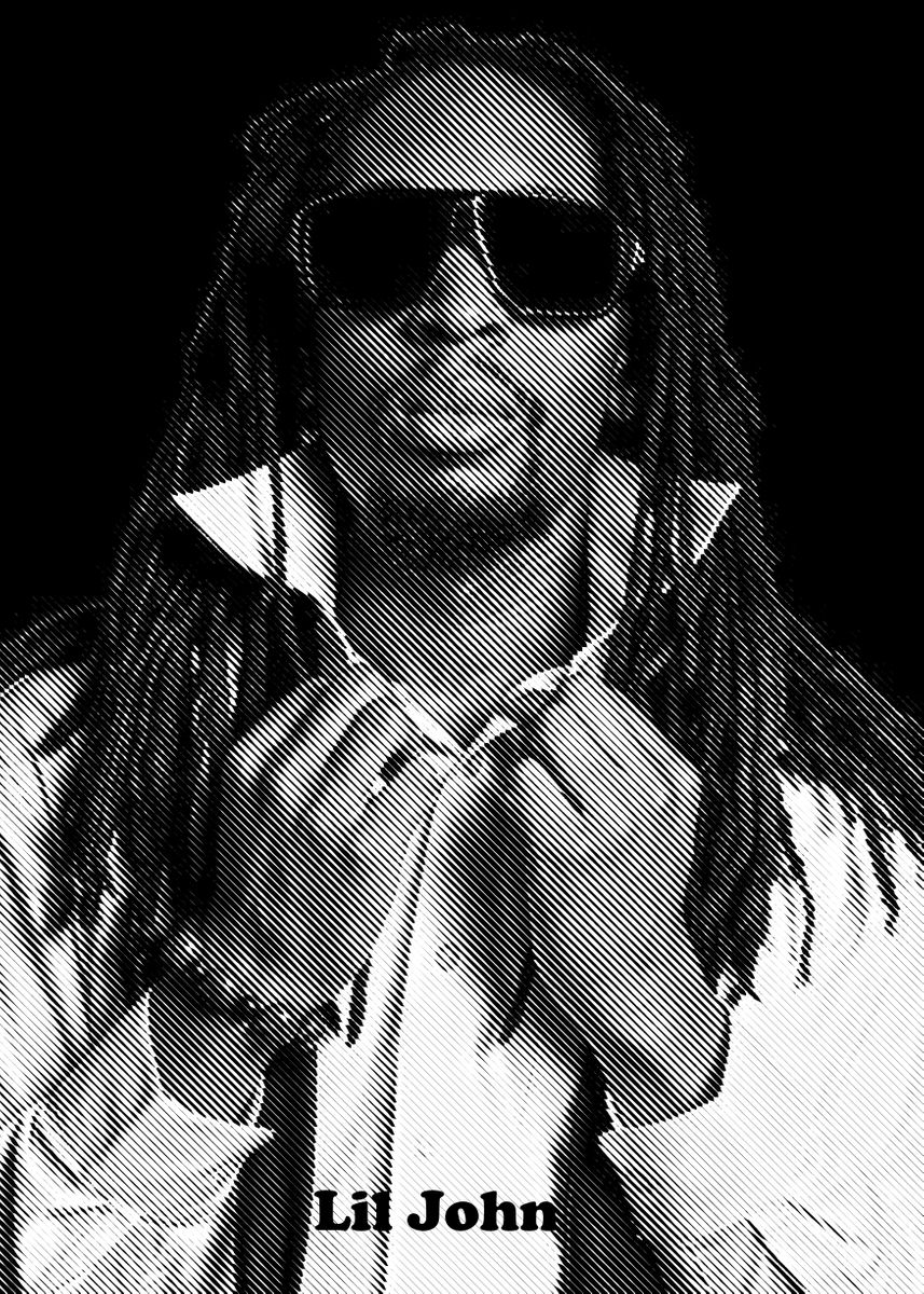 'Lil John Rapper' Poster by chynna getty | Displate