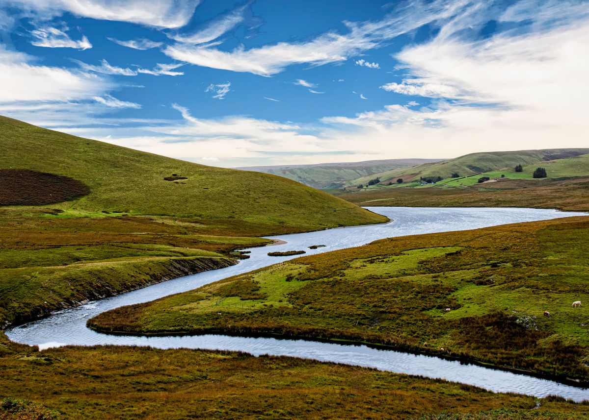 'Cronfa Ddwr Craig Goch' Poster by Chris Thaxter | Displate