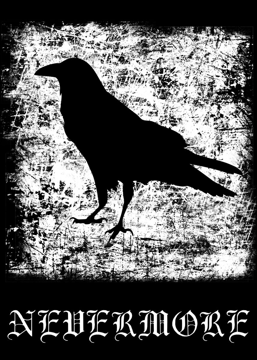 'Nevermore' Poster, picture, metal print, paint by Scar Design | Displate