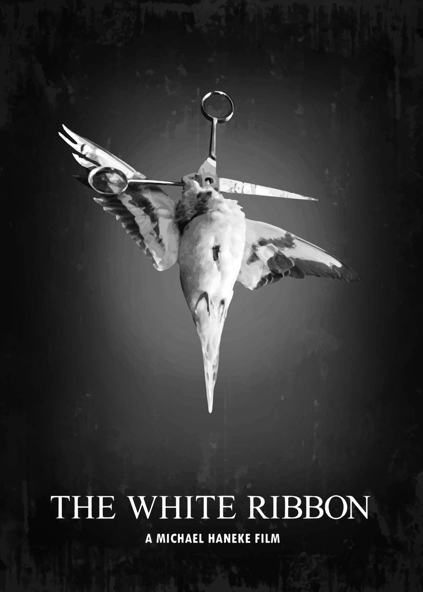 'The White Ribbon' Poster, picture, metal print, paint by Bo Kev | Displate