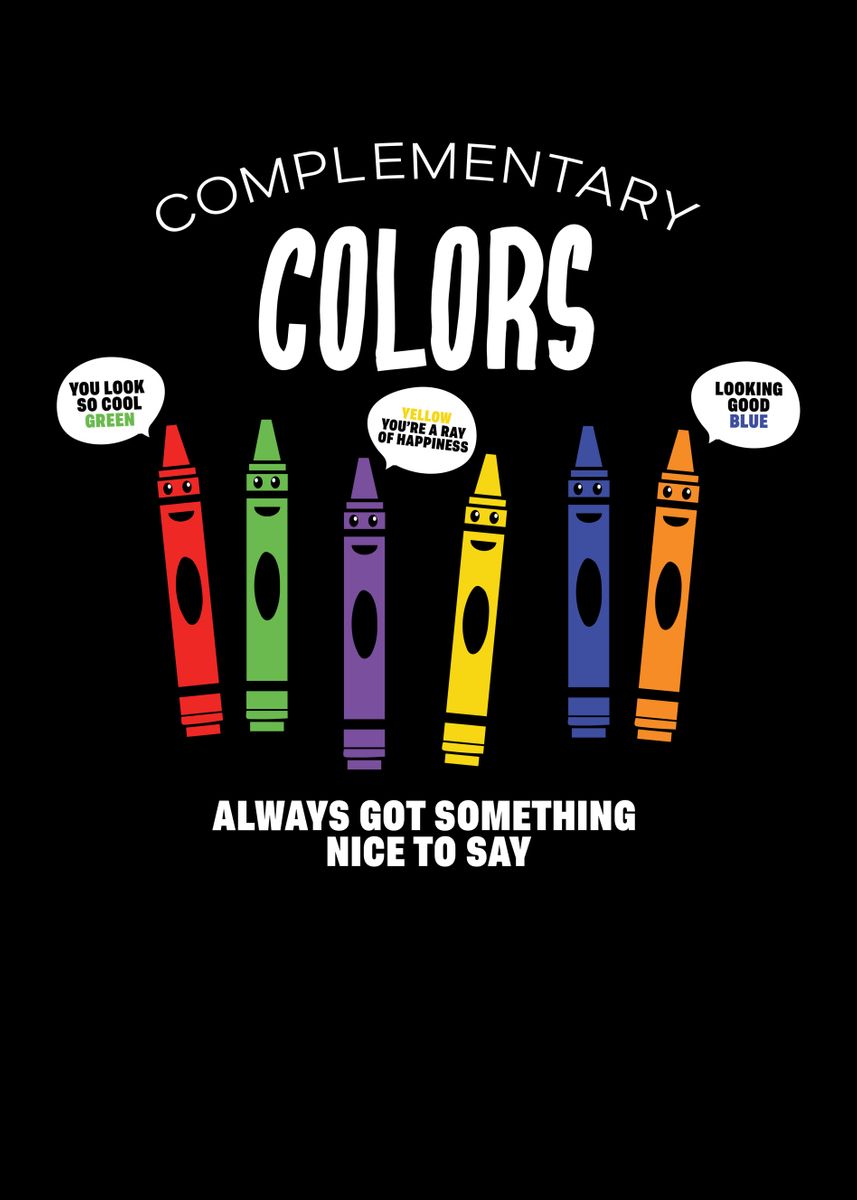 'Complimentary Colors' Poster by Shiva121 | Displate