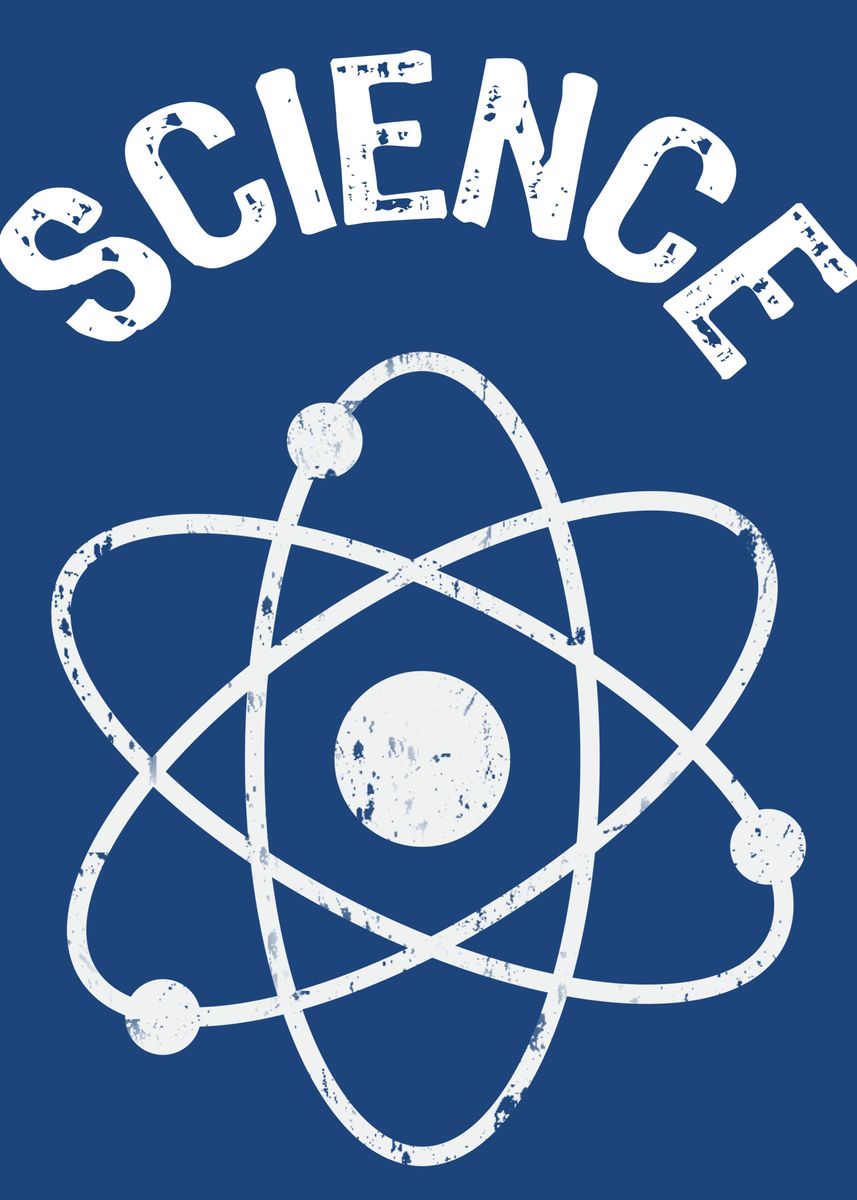 'Science Atoms' Poster, picture, metal print, paint by Scar Design ...