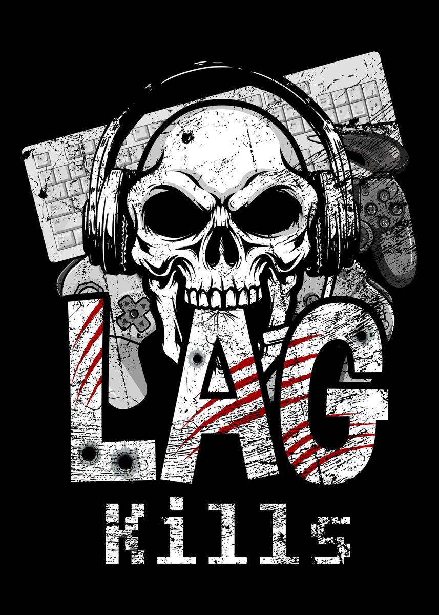 'Lagging gift' Poster, picture, metal print, paint by Stefanie Herrmann ...