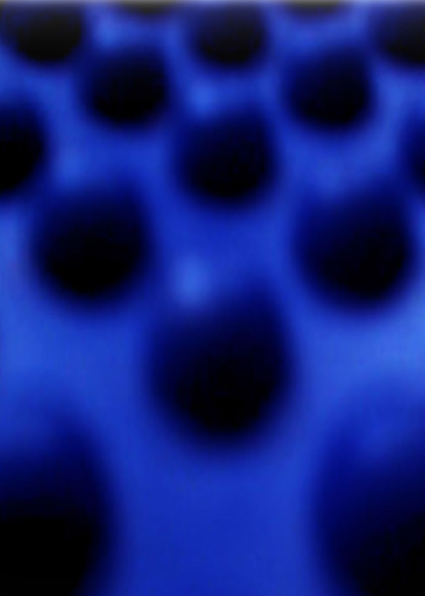 'Blue Bumps Up' Poster, picture, metal print, paint by Damelio Designs ...