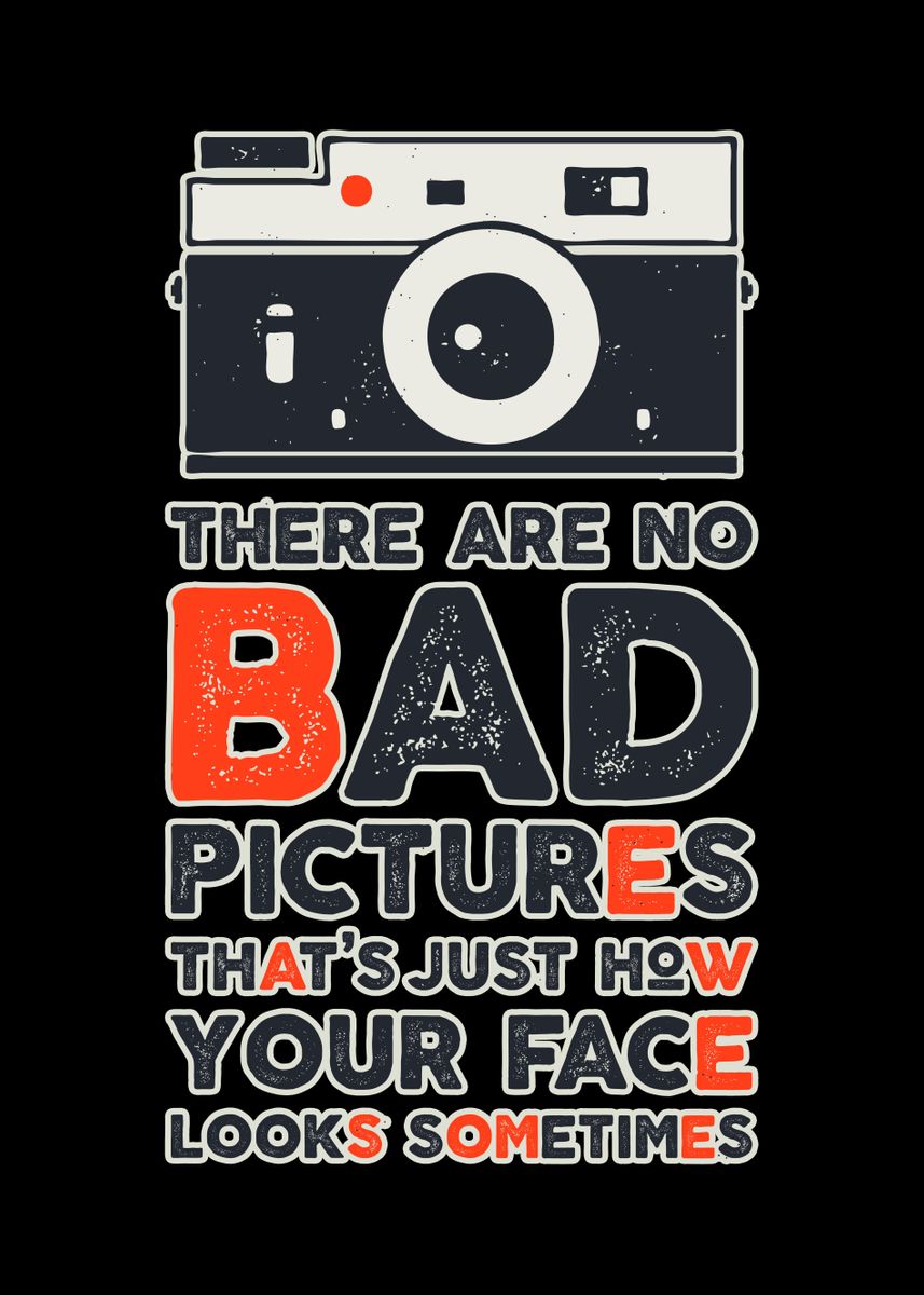 'Funny Photography Quote' Poster, picture, metal print, paint by Foxxy ...