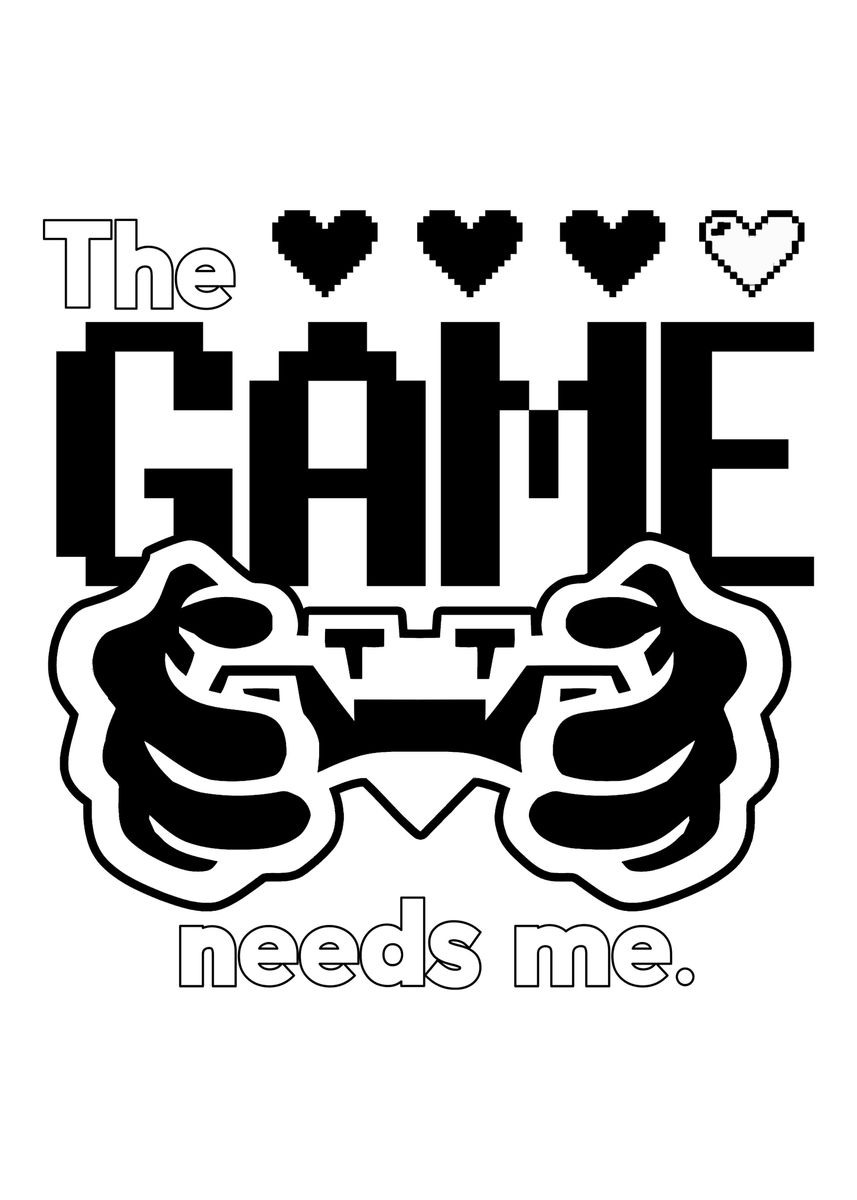 'Need to play gift' Poster, picture, metal print, paint by Stefanie ...