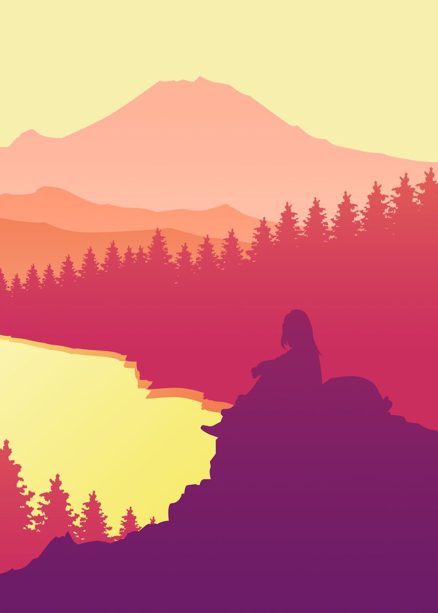 'flat design' Poster, picture, metal print, paint by artisticdesign ...