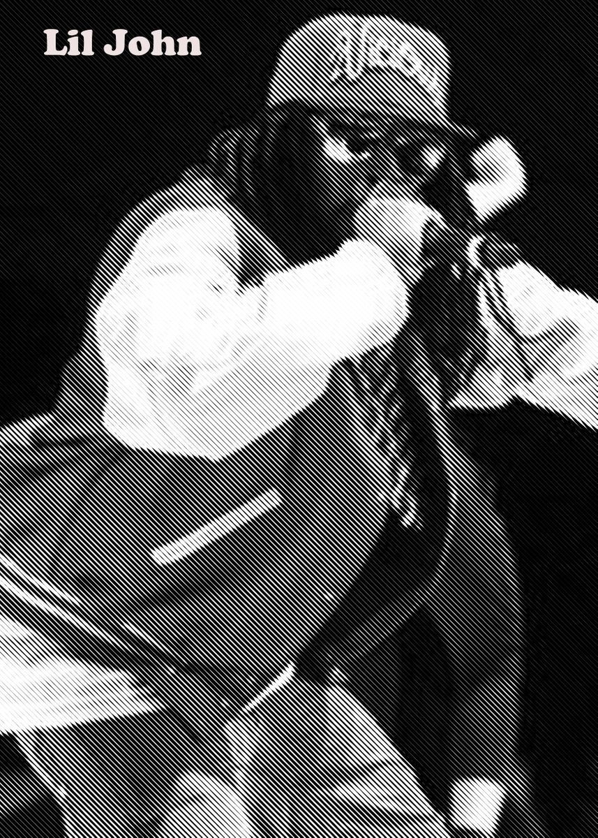 'Lil John Rapper' Poster, picture, metal print, paint by chynna getty ...