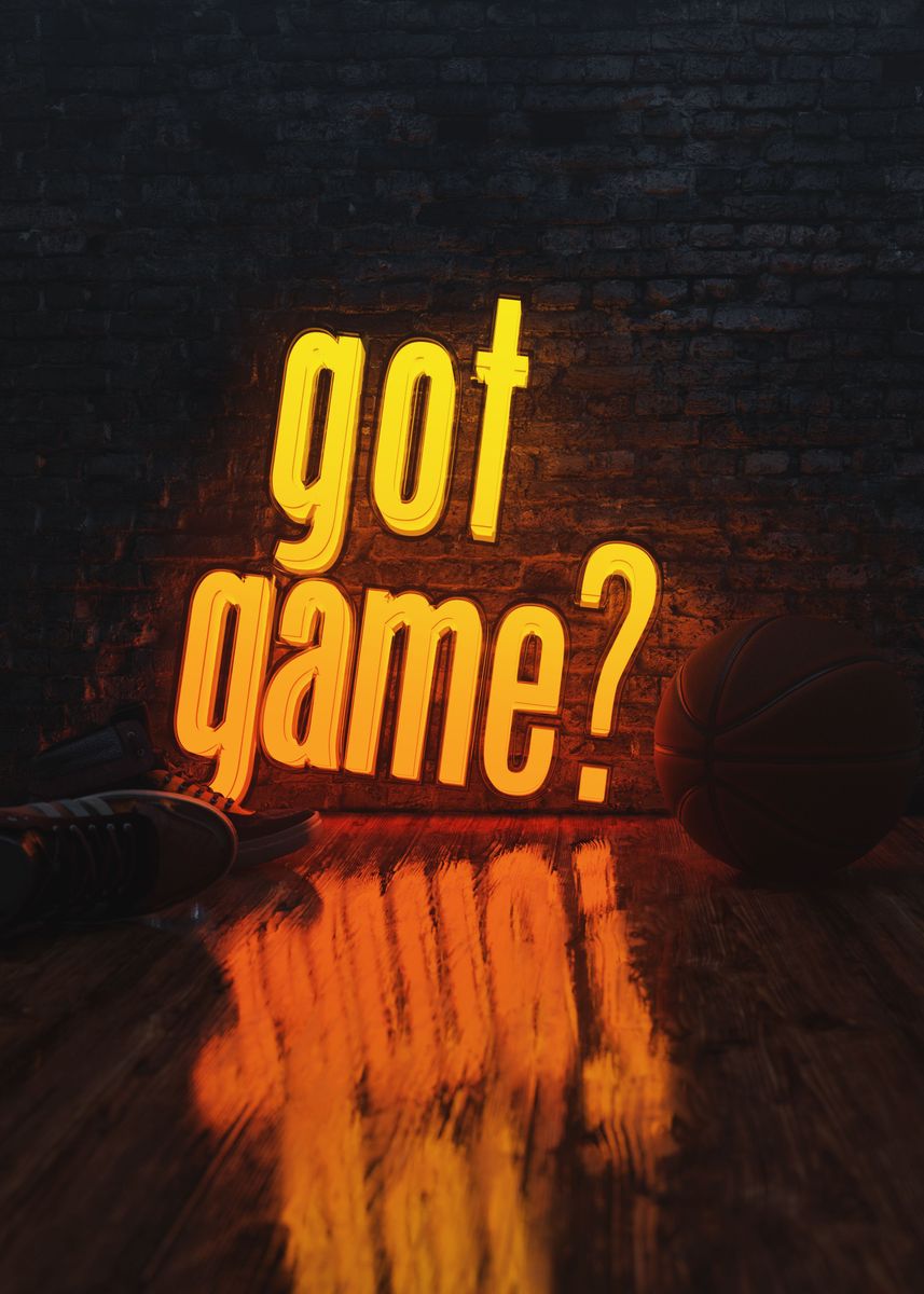 'got game' Poster by JoshKasperCreative | Displate