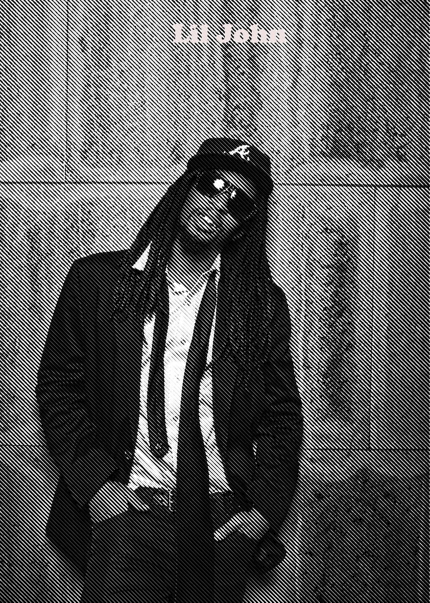 'Lil John Rapper' Poster, picture, metal print, paint by chynna getty ...