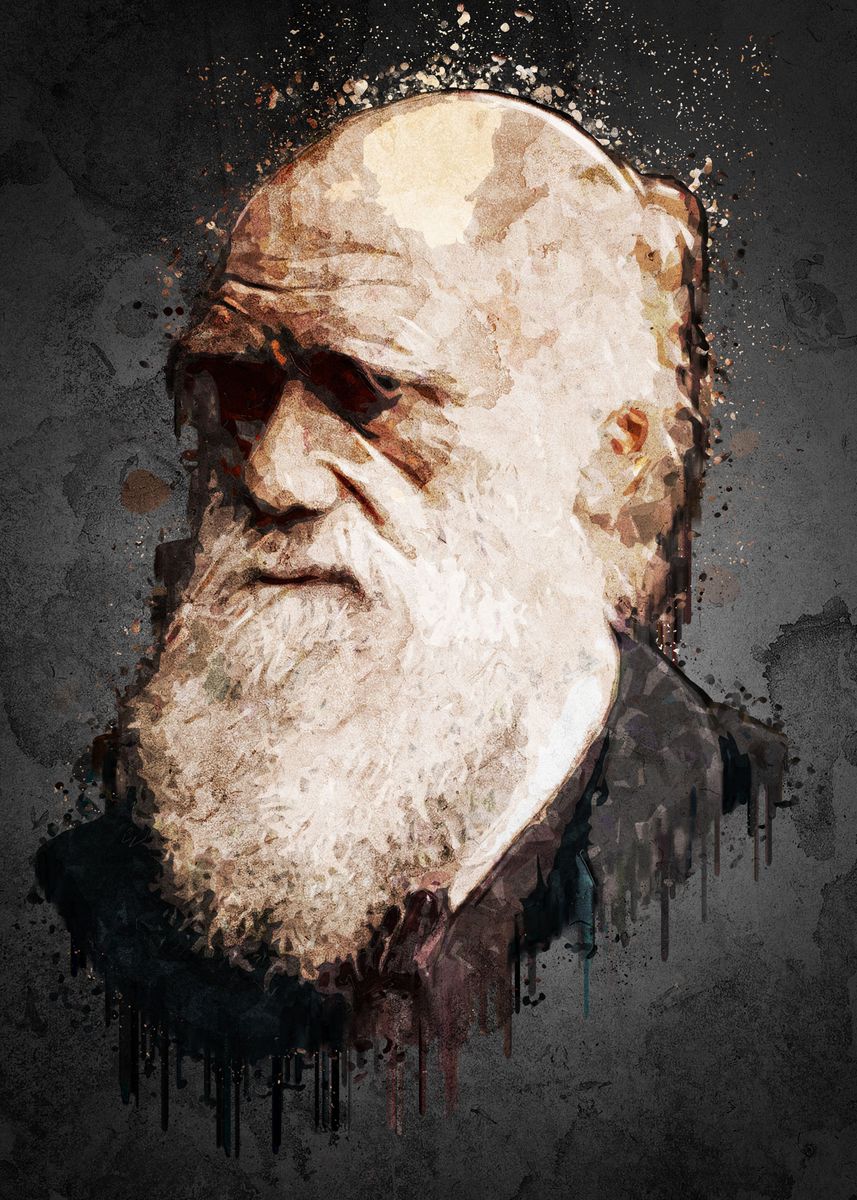 'Charles Darwin' Poster, picture, metal print, paint by The Poster ...