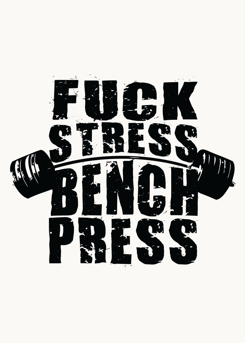 'Bench Press' Poster, picture, metal print, paint by CHAN | Displate