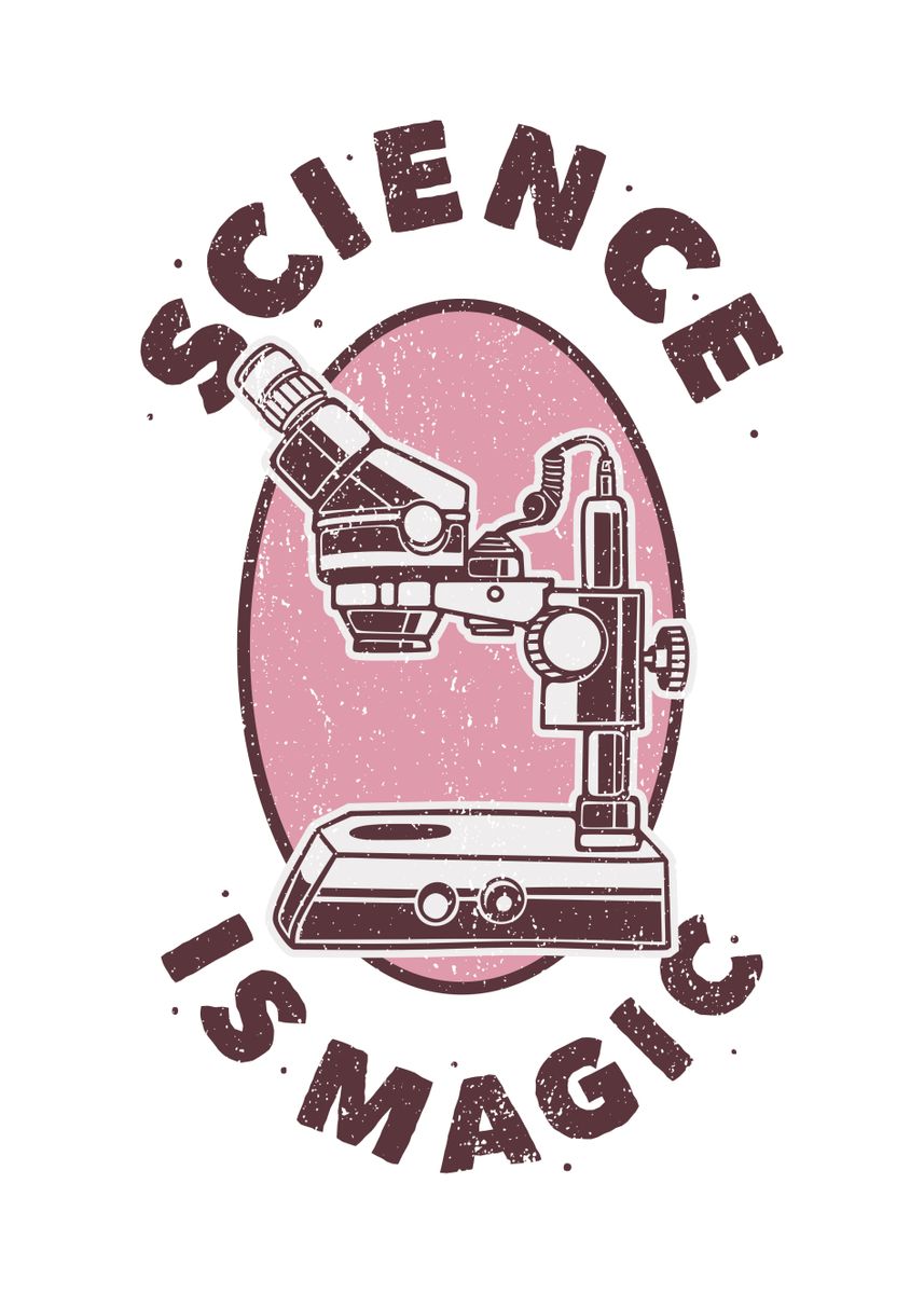 'SCIENCE IS MAGIC ' Poster, picture, metal print, paint by StonerPlates ...
