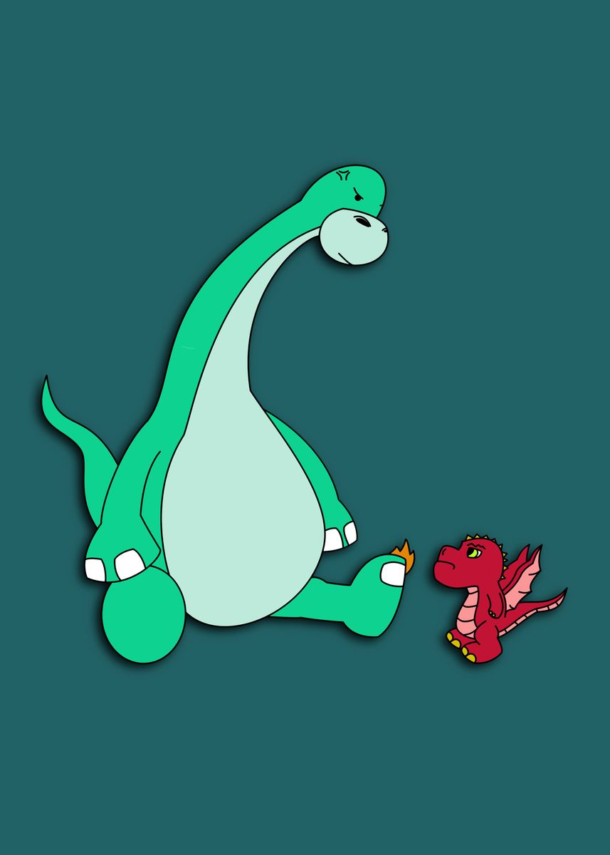 'Size Matters' Poster, picture, metal print, paint by Manda Smith ...