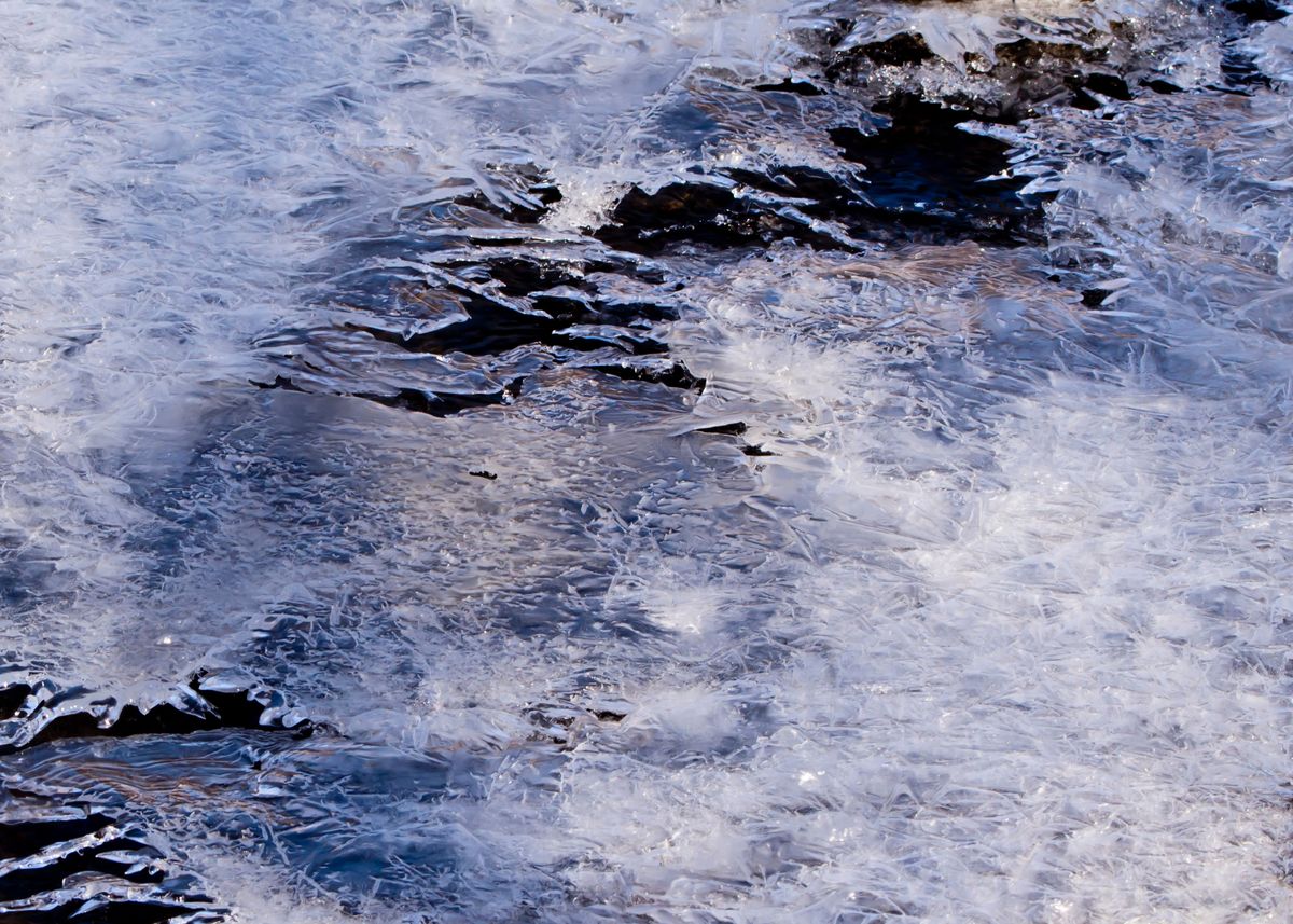 'Ice covered surface' Poster by Katie Flenker | Displate