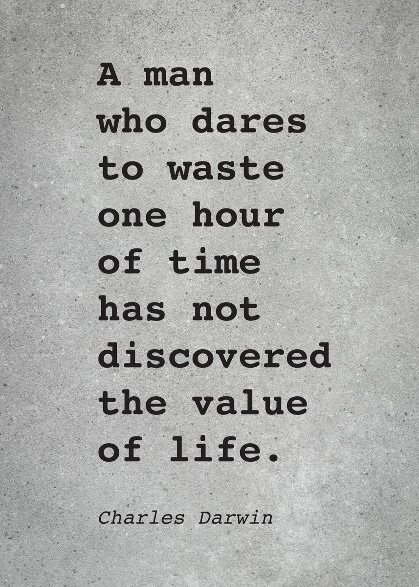 'Charles Darwin Quote L008' Poster, picture, metal print, paint by Go ...