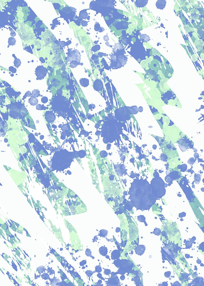 'Blue splash' Poster by César Torres | Displate