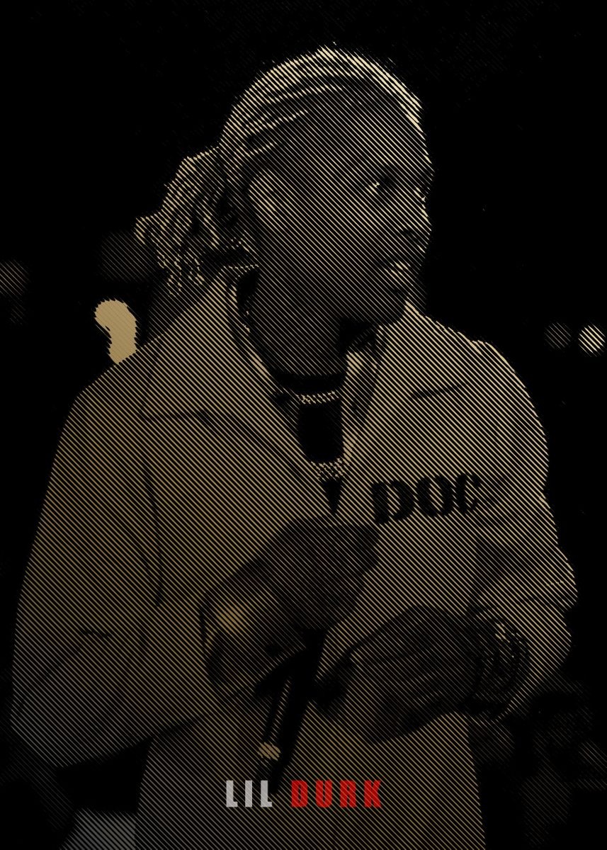 'lil durk' Poster by Prince Poster | Displate