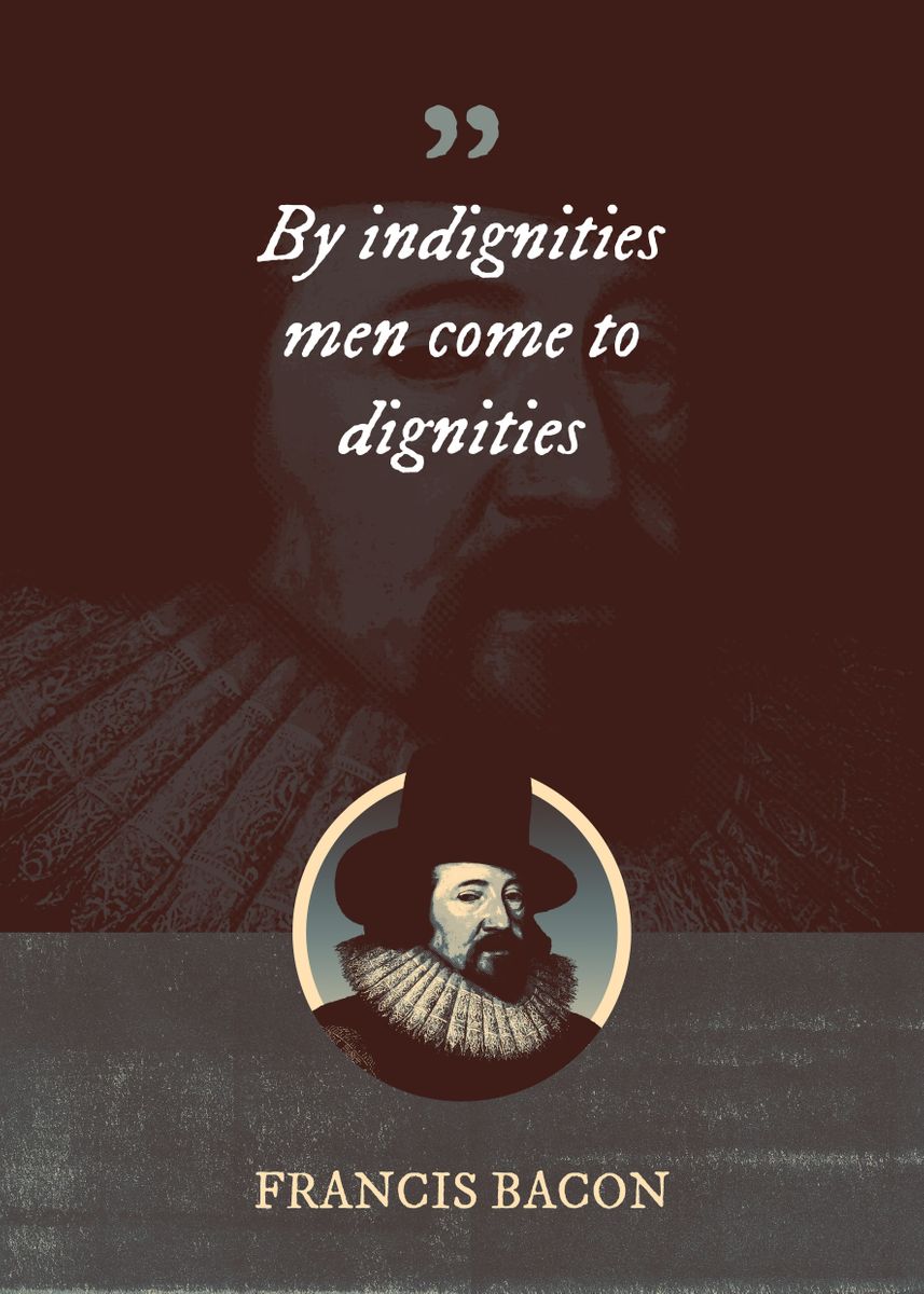'By indignities men come to' Poster, picture, metal print, paint by ...