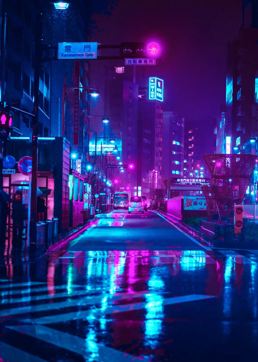'Cyberpunk Tone' Poster, picture, metal print, paint by Eternal Art ...