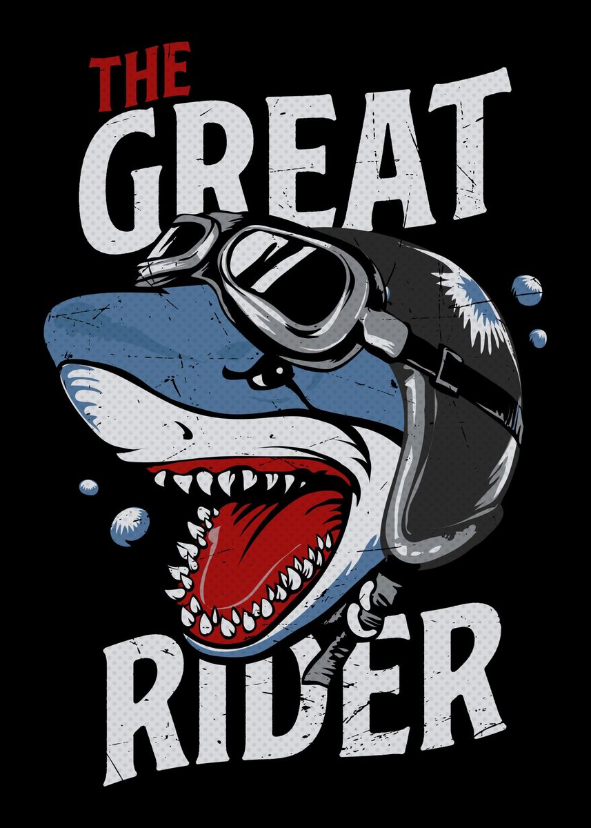 'The Great Rider' Poster, picture, metal print, paint by John DonJoe ...