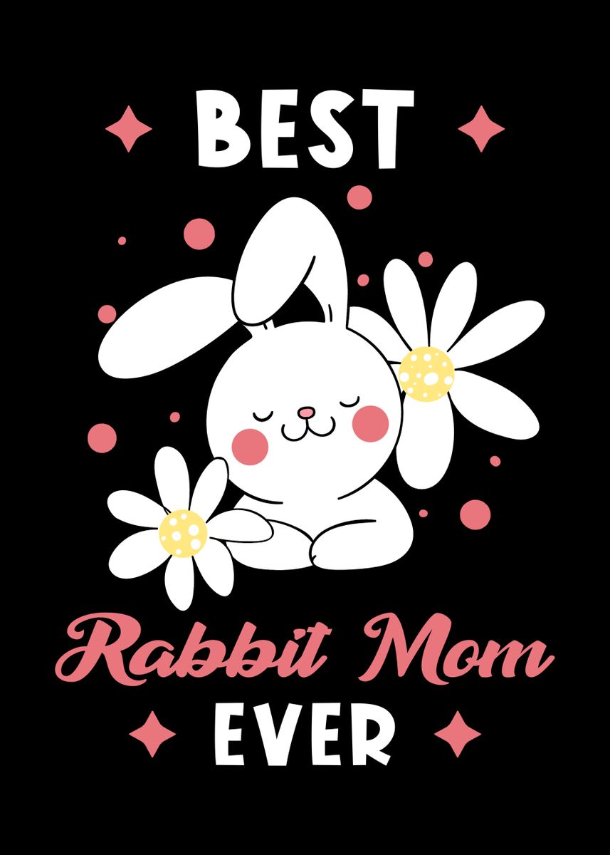 'Bunny Gifts Cute Rabbit' Poster by schmugo | Displate