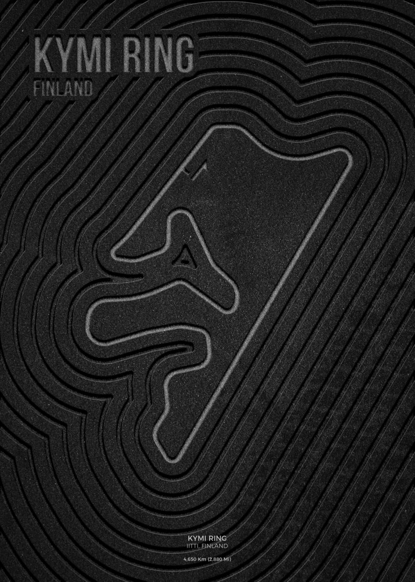 'GP Finland Kymi Ring' Poster, picture, metal print, paint by MauriTz ...