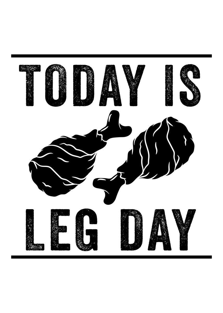 'Chicken legs gift' Poster by Stefanie Herrmann | Displate