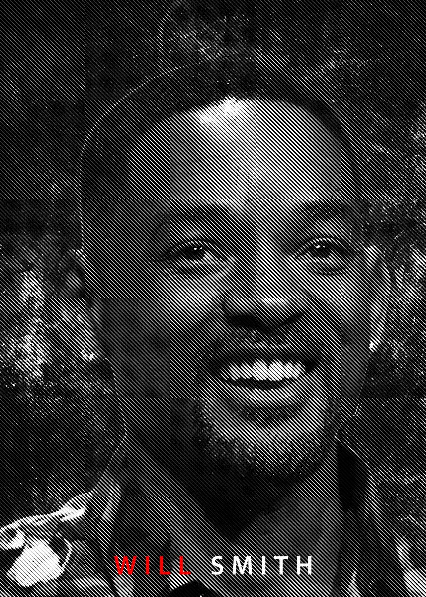 'Will Smith' Poster, picture, metal print, paint by Amanda | Displate