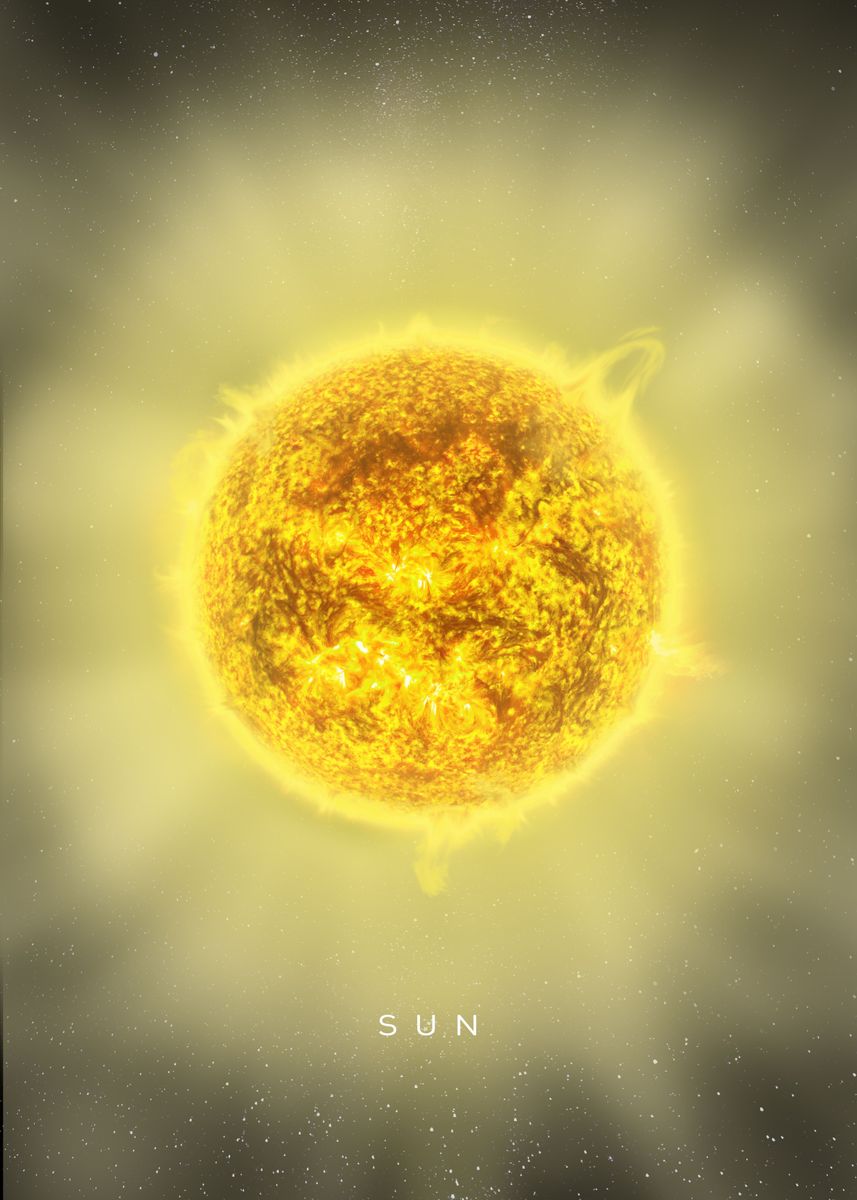 'Sun' Poster by MyDigitalMind | Displate