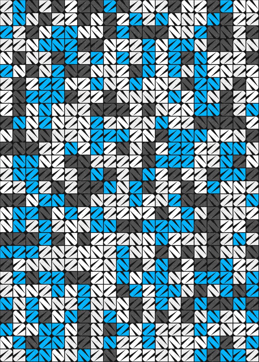 'Geometric Pattern NZ' Poster by Iurii Vlasenko | Displate