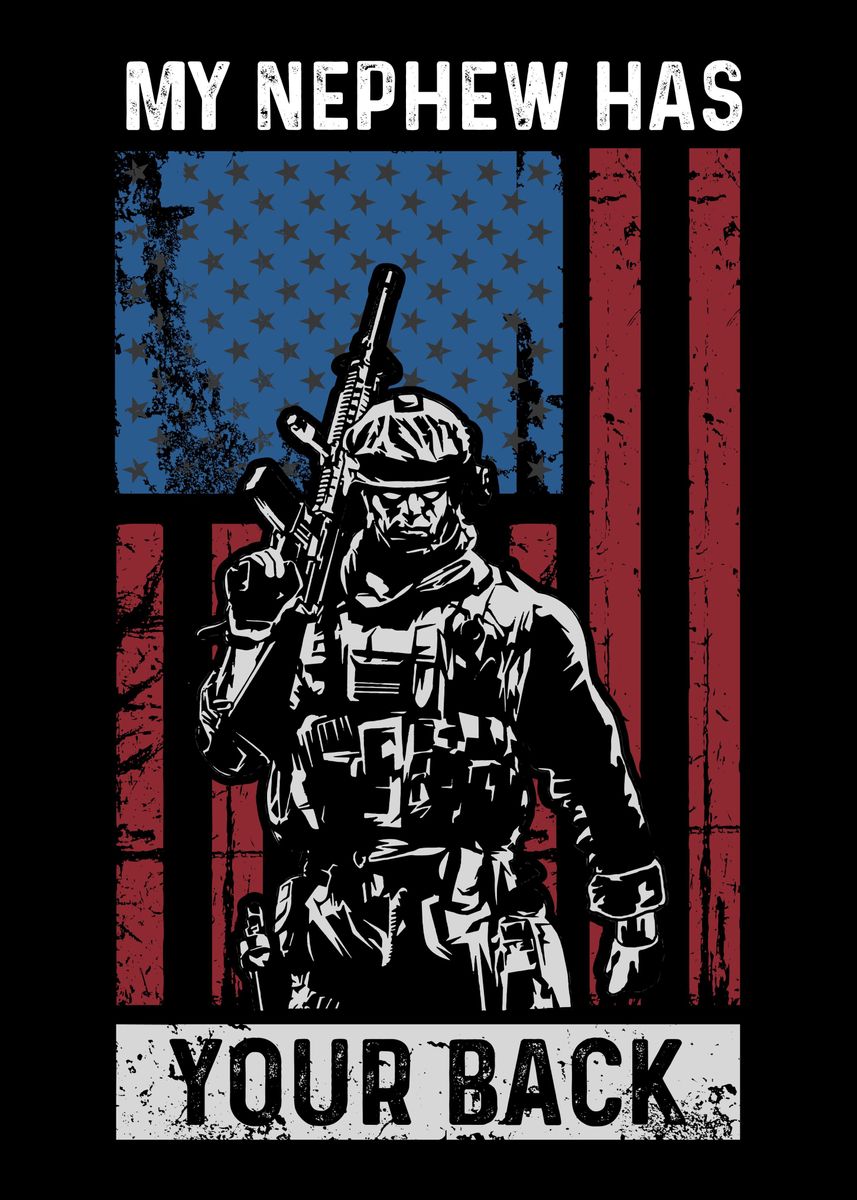 'Soldier Military Veteran' Poster, picture, metal print, paint by ...