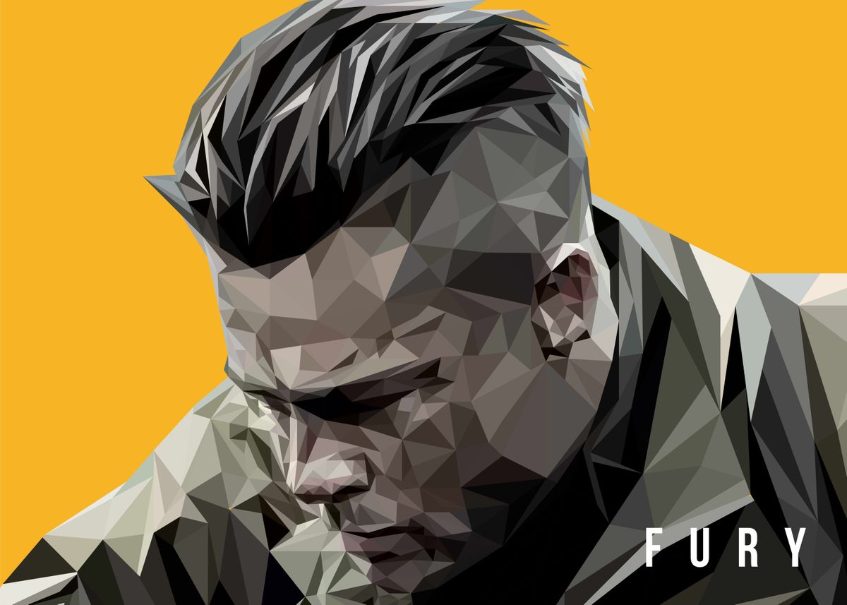 'wardaddy fury' Poster by Limited Edition Displates | Displate